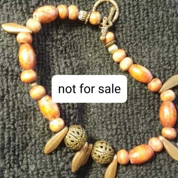 Jewelry | Bead Anklet With Toggle Closure | Poshmark